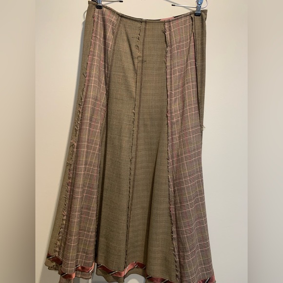 stiletto | Skirts | Stiletto Plaid Patchwork Skirt Midimaxi Length W ...